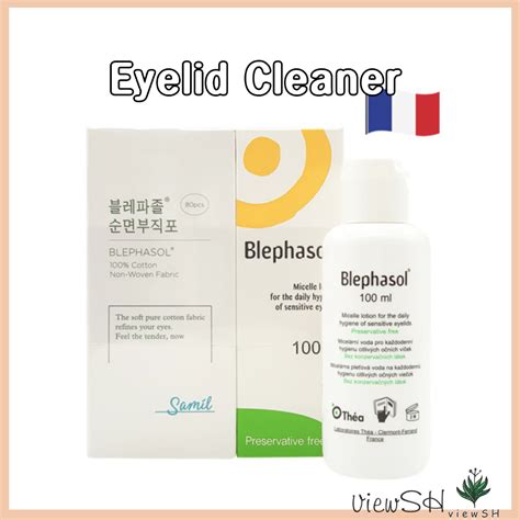 Blephasol Eye Remover 100ml 80 Sheets Of Pure Cotton Non Woven