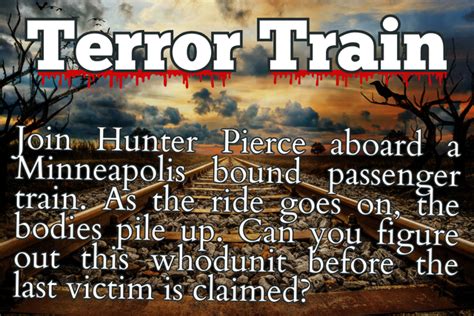 Terror Train Murder Mystery Box