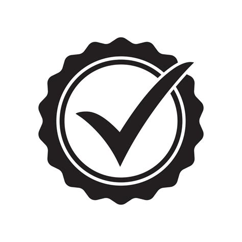 Quality Guarantee Icon Check Mark In Seal Icon 34104032 Vector Art At