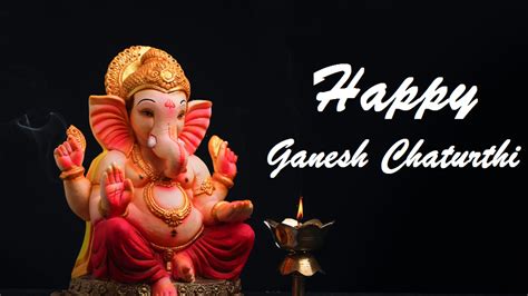 Ganesh Chaturthi Wishes Black Background Hd Ganesh Chaturthi Wallpapers