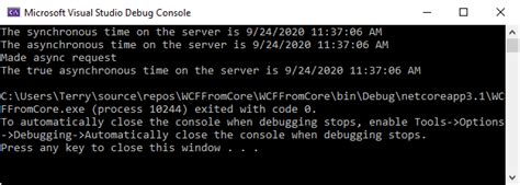 Wpf Thoughts Calling Wcf Services From Net Core