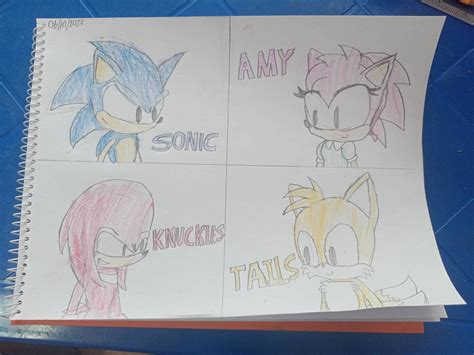 I Drew A Fanart For The New Sonic Superstars Game By Uniqueking21 On