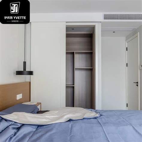 Yvt Wardrobe Closet Anti Explosion Glass Door Aluminium Wall Wardrobe