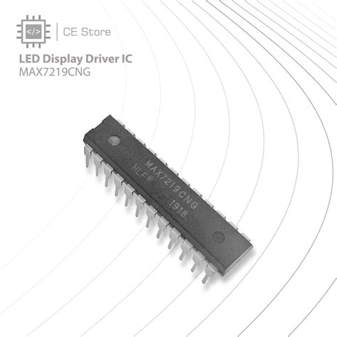 Max7219cng Led Display Driver Ic Ce Store