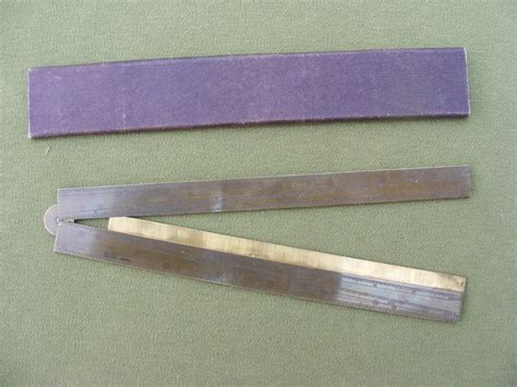 Brass Sector With Slip Case Fleaglass