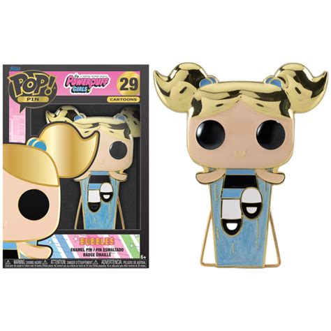 The Powerpuff Girls Bubbles 4 Pop Enamel Pin By Funko Popcultcha