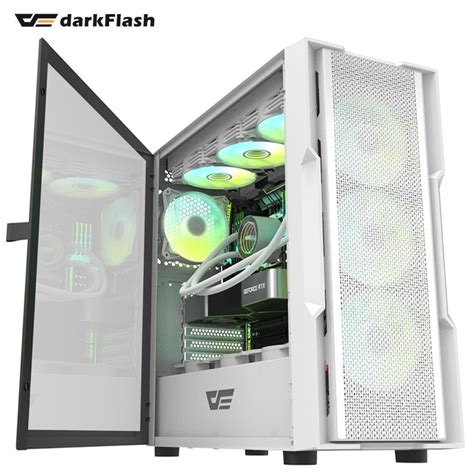 Darkflash 大飛 Dk431 白色 Atx 含4顆cl6可同步主板風扇電腦機殼 Pchome 24h購物