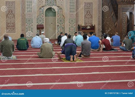 Egyptian Mosques The Mosque The Muslim Temple In Egypt Stock