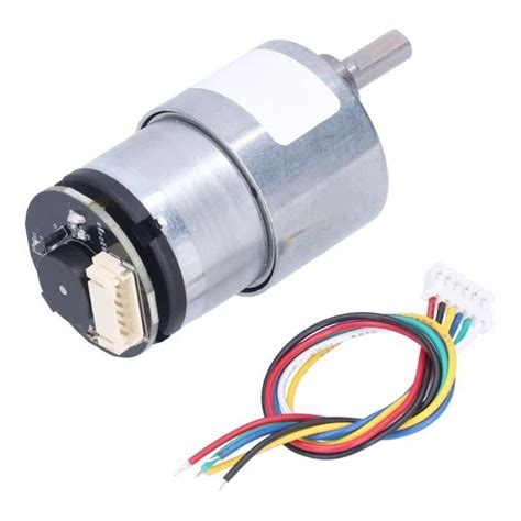 Cikonielf Motoréducteur DC12V JGB37 520 Moteur à engrenages à réduction