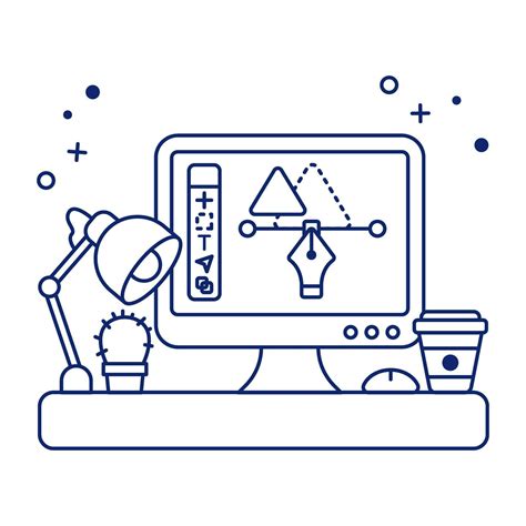 Pen With Nodes Bezier Tool Icon 34460951 Vector Art At Vecteezy
