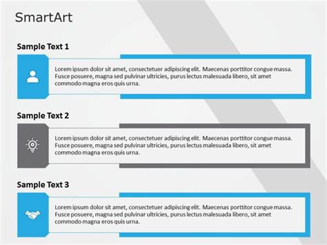 SmartArt List Vertical Accent Steps SlideUpLift