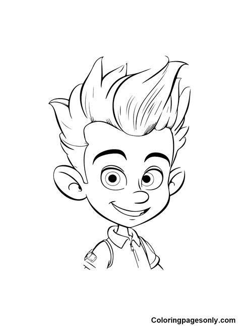Desenhos De Jimmy Neutron Para Colorir E Imprimir Pintar Grátis Online