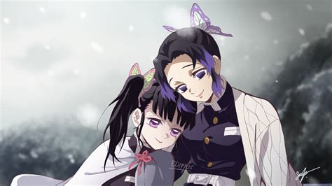 Demon Slayer Background Wallpaper Hd Demon Slayer Shinobu Kochou With