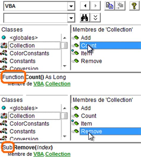 Les Fiches VBA Les Syntaxes Fondamentales