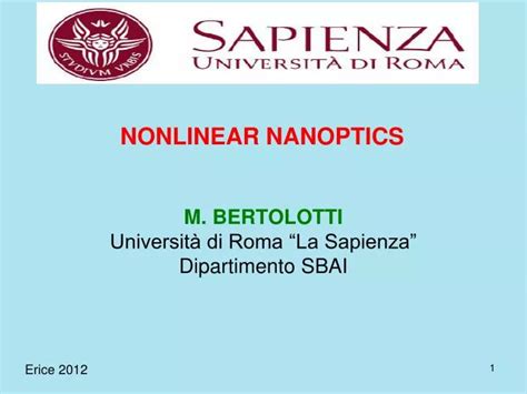Ppt Nonlinear Nanoptics Powerpoint Presentation Free Download Id