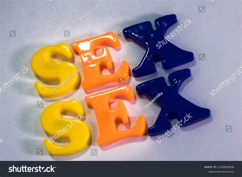 Word Consists Letter Magnets Sex On Stock Photo Shutterstock