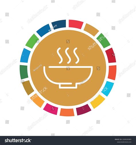 Zero Hunger Icon No Hunger Corporate Stock Vector Royalty Free