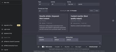Aiprm Extensión De Chrome Que Optimiza El Uso De Chatgpt Pluginsweb Es