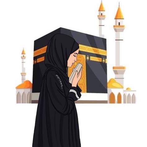 Pin On Hijab Cartoon Muslims