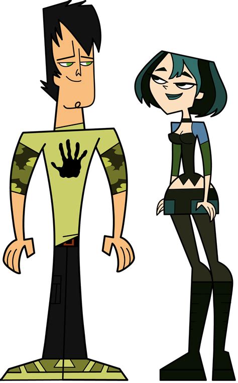 Total Drama Island Gwen Total Drama Island Gwen And Trent Cartoon