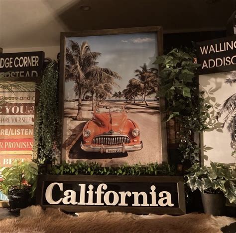 【楽天市場】｢california Vintage｣ キャンバス製 大型アートパネル ウエストコーストインテリア マリンインテリア