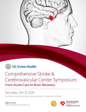 Fillable Online Comprehensive Stroke Cerebrovascular Center Symposium