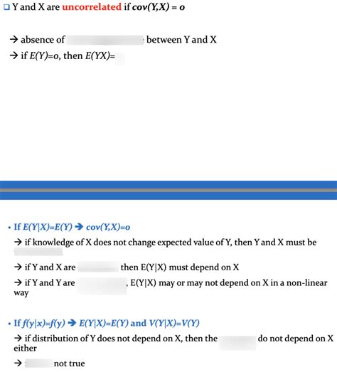 Econometrics Uncorrelated Diagram Quizlet