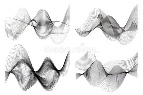 A Collection Of Four Different Wave Forms Stock Photo Image Of Tidal Water 343976352