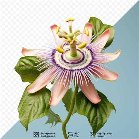 Premium Psd The Passiflora Incarnata Plant Has Medicinal Properties