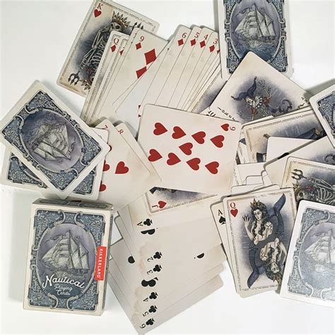 【楽天市場】トランプ カード Kikkerland Nautical Playing Cards キッカーランド ノーティカル プレイング
