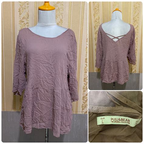Pull And Bear Milo Blouse 2110 Fesyen Wanita Pakaian Wanita Atasan Di