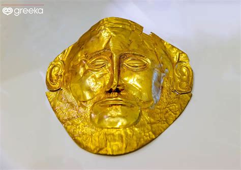 Mask Of Agamemnon From Mycenae Greece