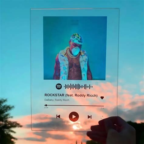 음악 노래 앨범 커버 사용자 정의 음악 코드 아크릴 음악 보드 맞춤 사진 기념일 기념 생일 선물 4 크기 Aliexpress