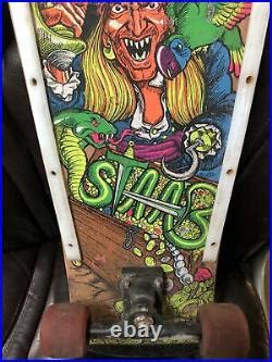 Vintage Kevin Staab Skateboard Sims 1987 Pirate Vintage Longboards