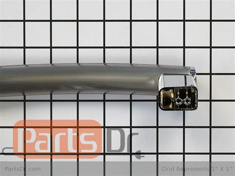 WB15X26821 GE Microwave Door Handle Stainless Parts Dr