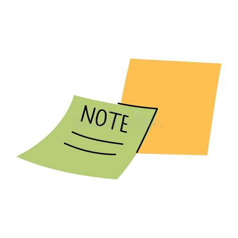 Cute Paper Note Stock Illustrations 24656 Cute Paper Note Stock