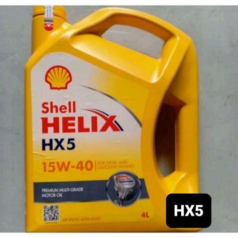Jual Oli Mesin Mobil Shell Helix HX5 4LITER Oli Shell Helix Hx 5