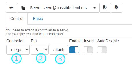 Servo Myrobotlab