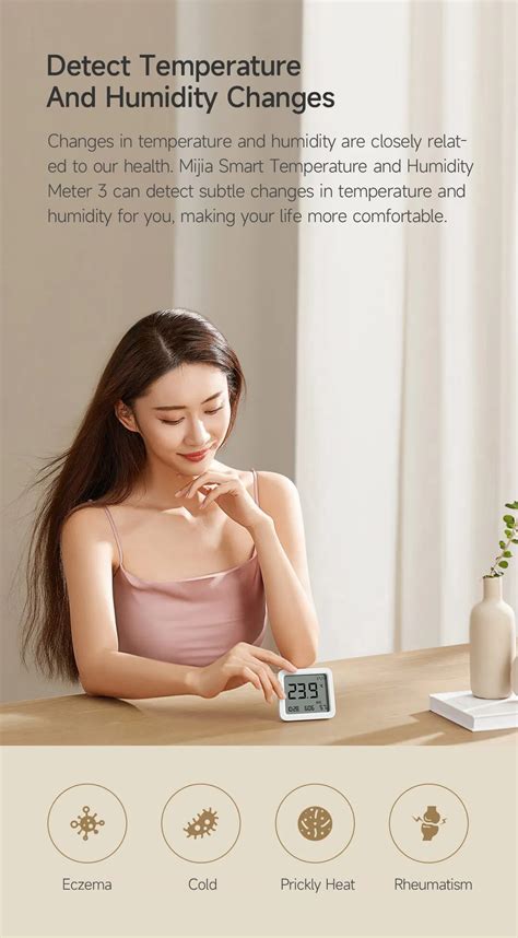 Mi Bluetooth Temperature And Humidity Monitor 3 Rs 3499