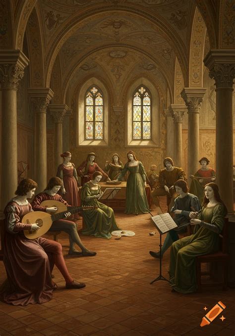 People Playing Renaissance Instruments