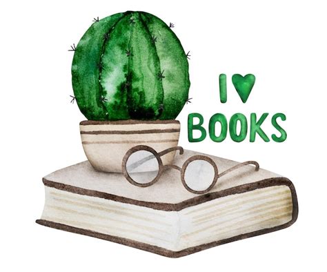 Libros De Acuarela Pintura Dibujada A Mano Foto Premium