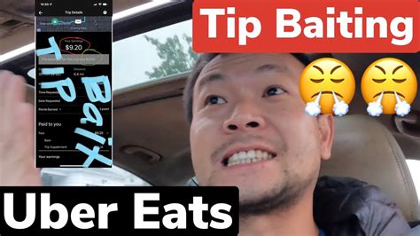 Uber Eats Ride Along Tip Baiting Youtube