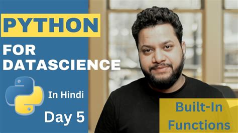 Python Built In Functions Datascience And Ai In Hindi Day 5