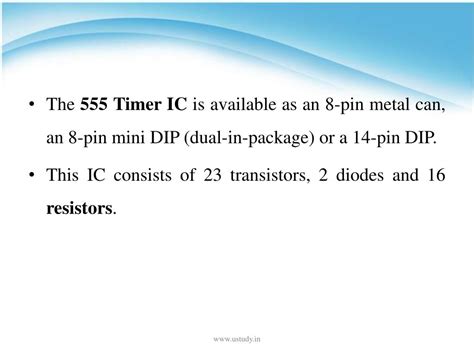 PPT Timer IC Pin Configuration PowerPoint Presentation Free Download ID