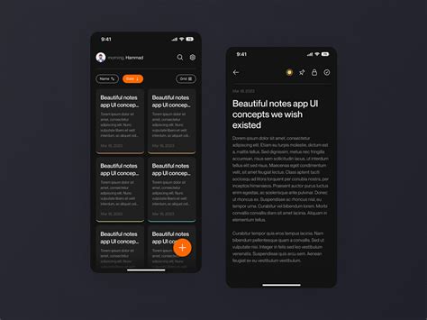 Notes App Ui By Hammad Hassan On Dribbble