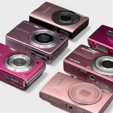 Digital Cameras Vintage Digicams Shop Accessories Y2k Retro Tech