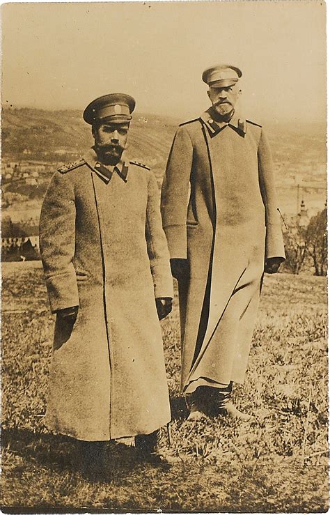 Фотооткрытка Император Николай Ii и Великий Князь Николай Николаевич