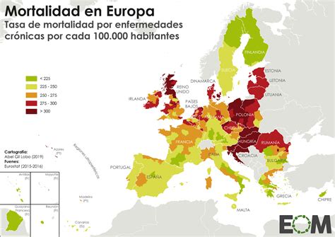 La Europa De Las Enfermedades Crónicas Mapas De El Orden Mundial Eom