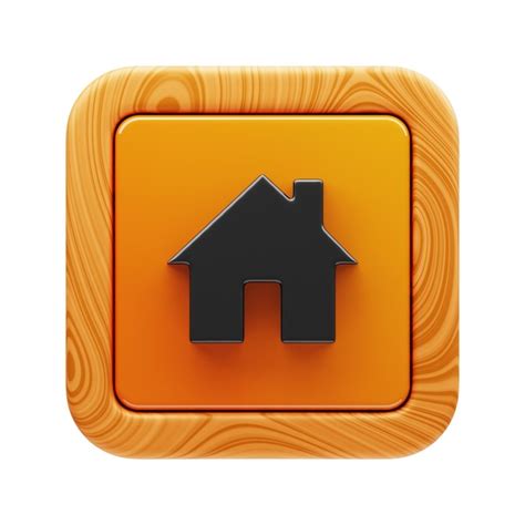 Premium Photo Premium Game Button Home Icon 3d Rendering On Isolated Background