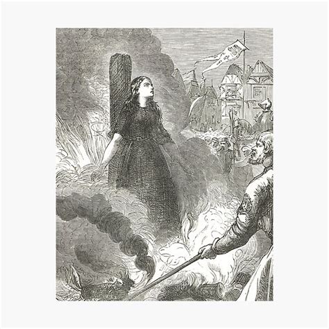 Joan Of Arc Burned At The Stake Rouen France 30 May 1431